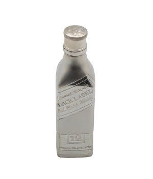 Solid 92.5 Sterling Silver Johnnie Walker Black Label Scotch Whisky ...