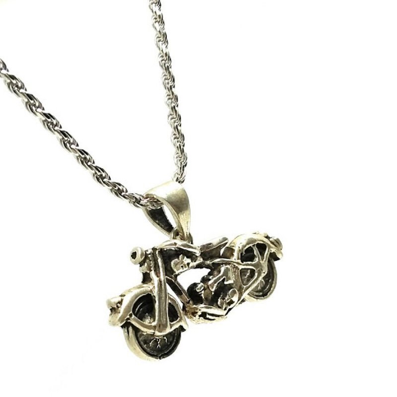 Silver Bike Chain For Men - Silver Palace