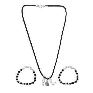 925 Silver Pendant Set For Girls & Women - Silver Palace