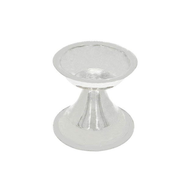 Pure Silver Deepam Lamp For Pooja - Silver Palace