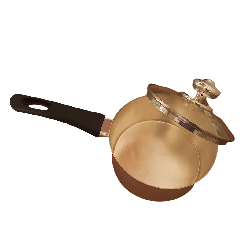 92.5 Silver Milk Pan Cookware With Handle - Silver Palace