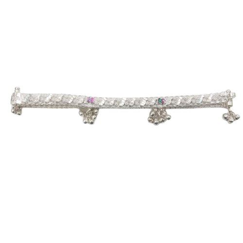 92.5 Silver Fancy Anklet For Kids Children Baby - Silver Palace