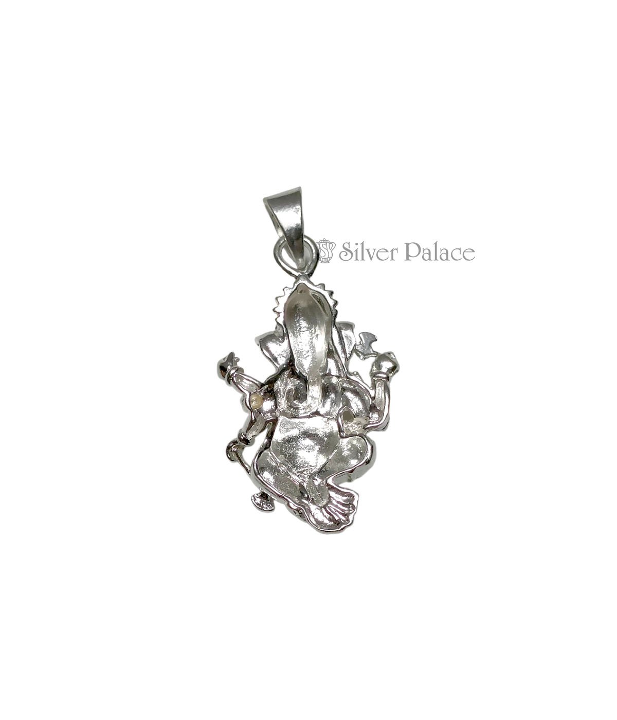 Pure Silver Lord Ganesh Pendant - Silver Palace