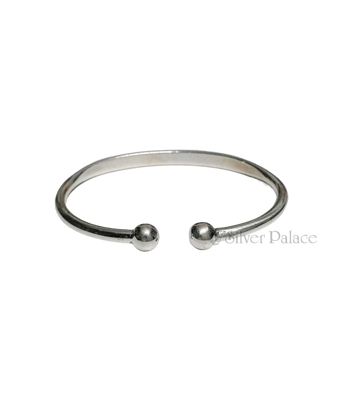 92.5 Sterling Silver Bhava Collection Cuff For Boys - Silver Palace