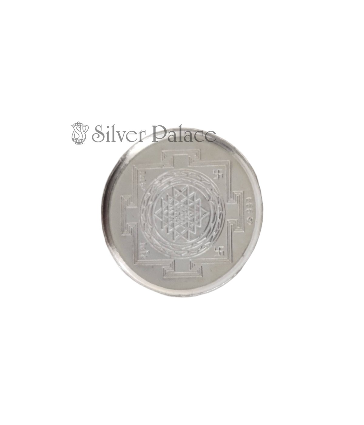 999 Sri Yantra Silver Coin For All Kuber Pooja At Home For Diwali ...