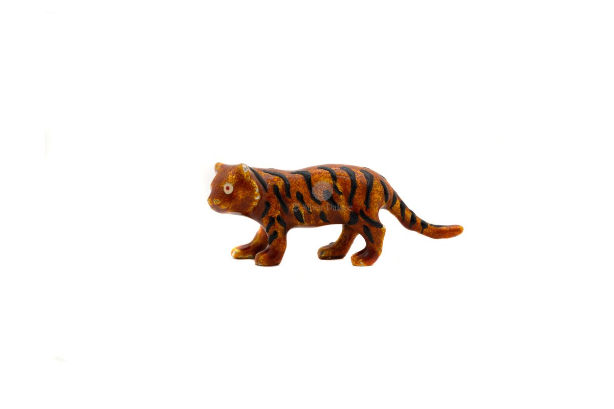 925 Sterling Silver Tiger Statue - Silver Palace