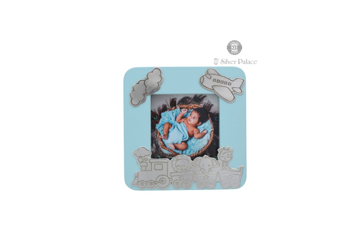 Pure Silver Baby Photo Frame For Gifts Uses - Silver Palace