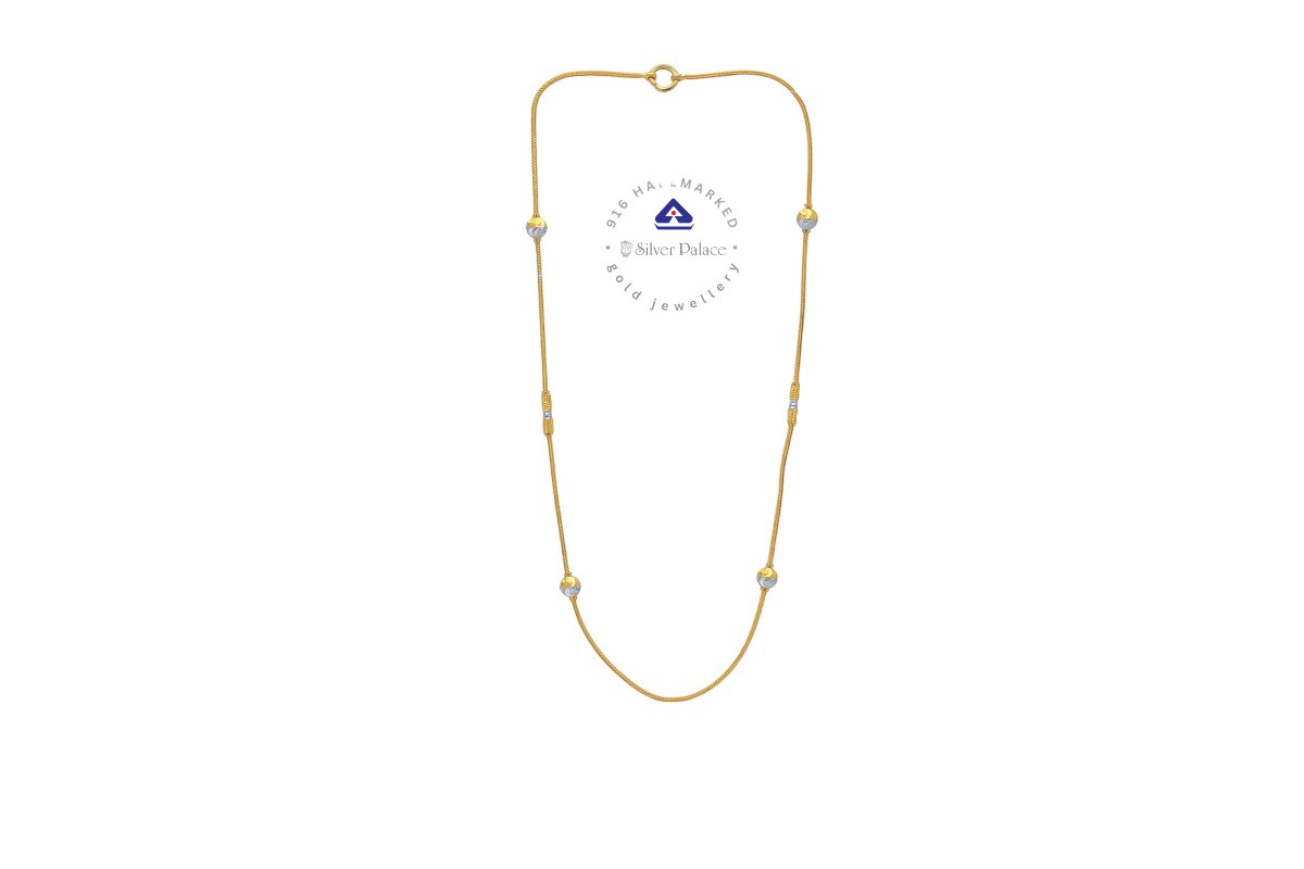 916 Chain Kanche Collections 16.270 Gram, Length 20 Chain For Girls ...