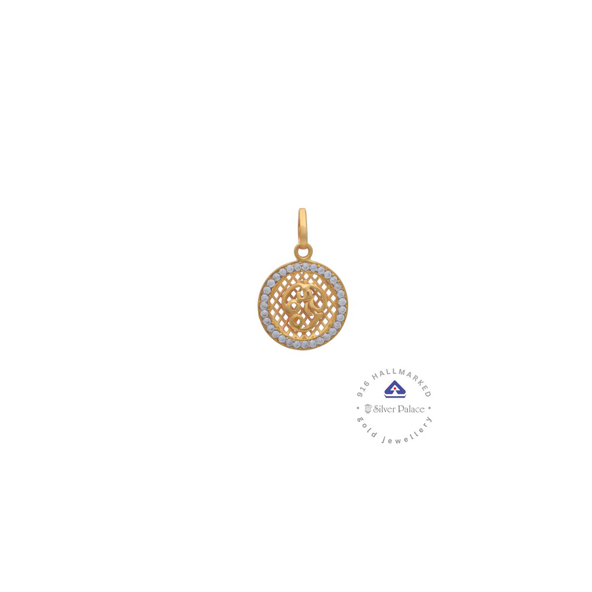 Kanche Collections 916 Gold Om Divine Pendant For Mens & Womens ...