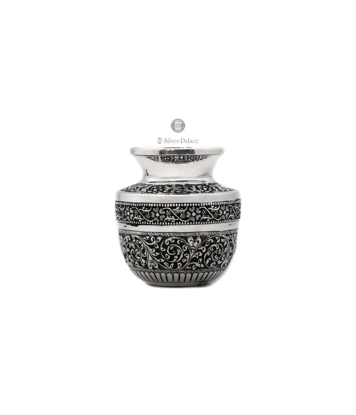 925 Oxidised Silver Chombu For Multi Purpose - Silver Palace