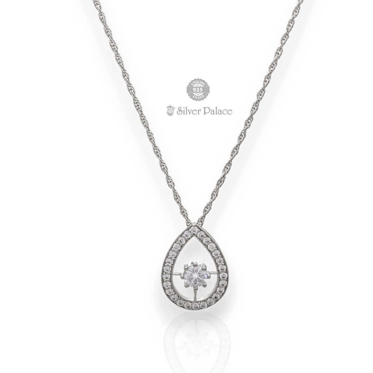 925 Sterling Silver Stylish Chain For Girls Puya Collection - Silver Palace