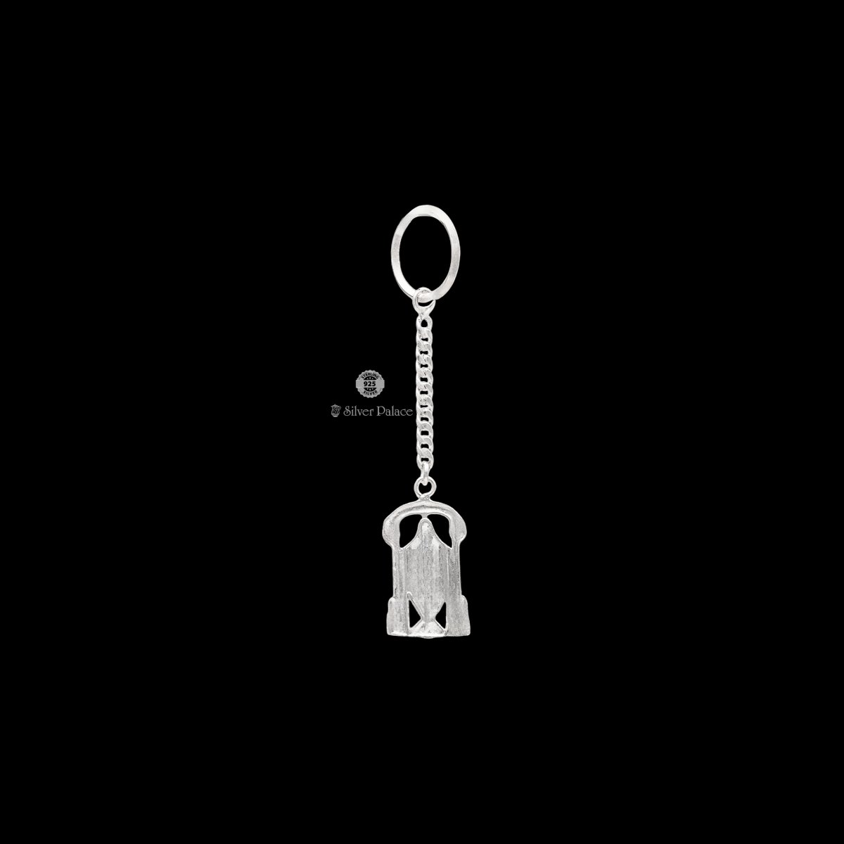 925 Pure Silver Balaji Motif Key Chain For Keys - Silver Palace
