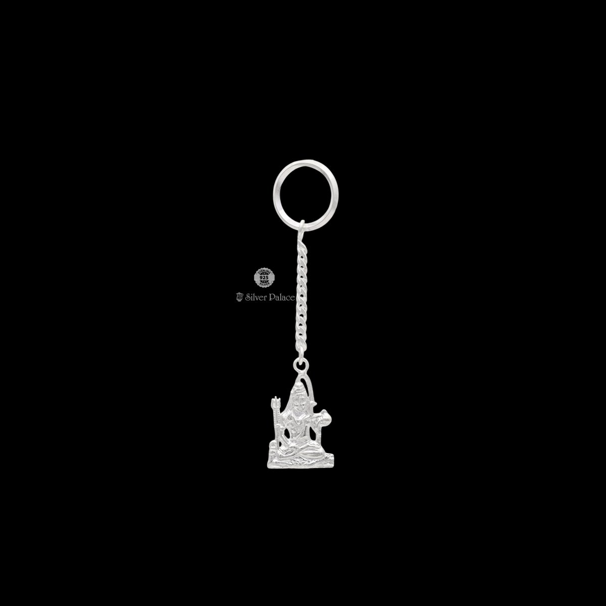 925 Pure Silver Sivan Key Chain For Your Keys - Silver Palace