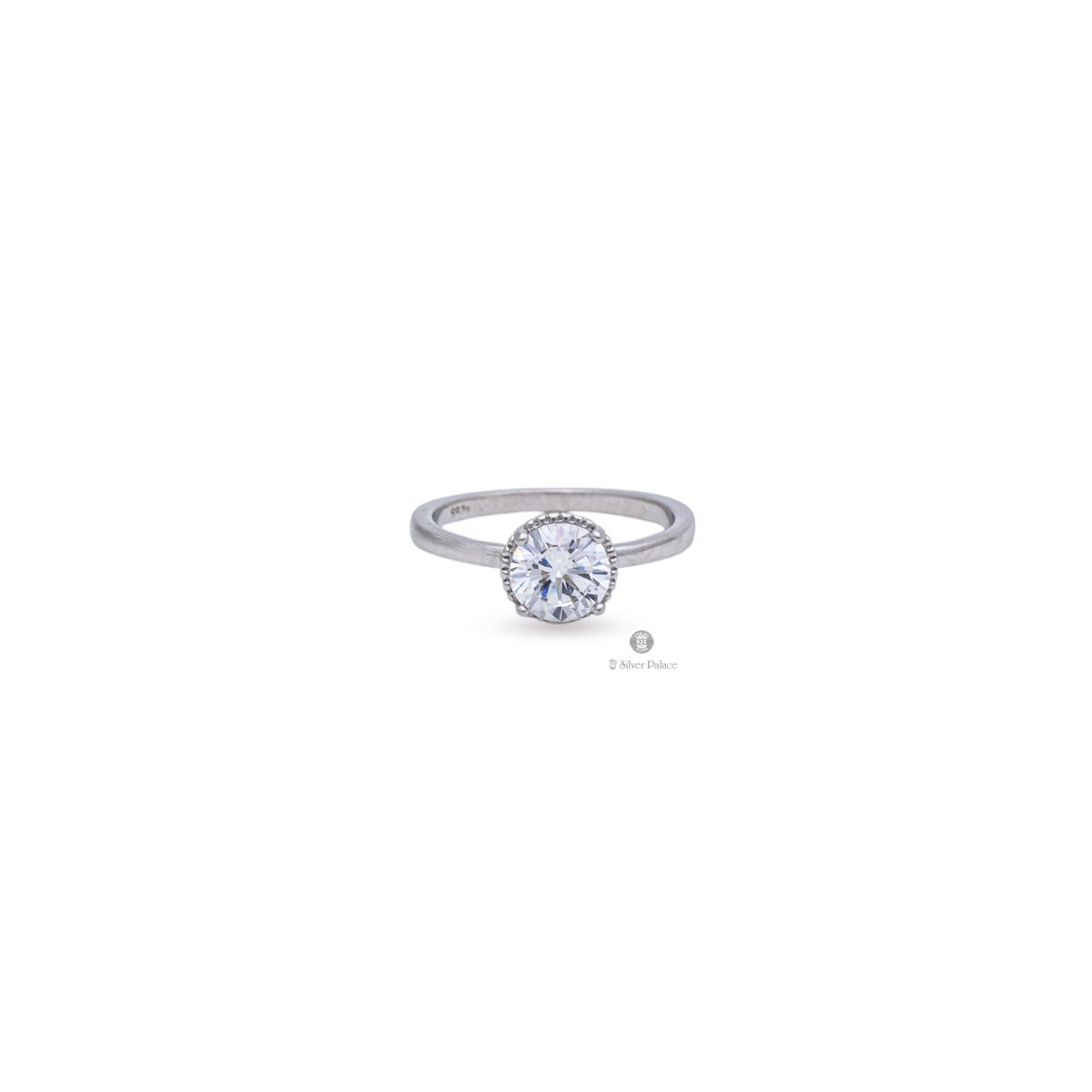925 Sterling Silver White Stone Ring For Your Love Puya Collection ...