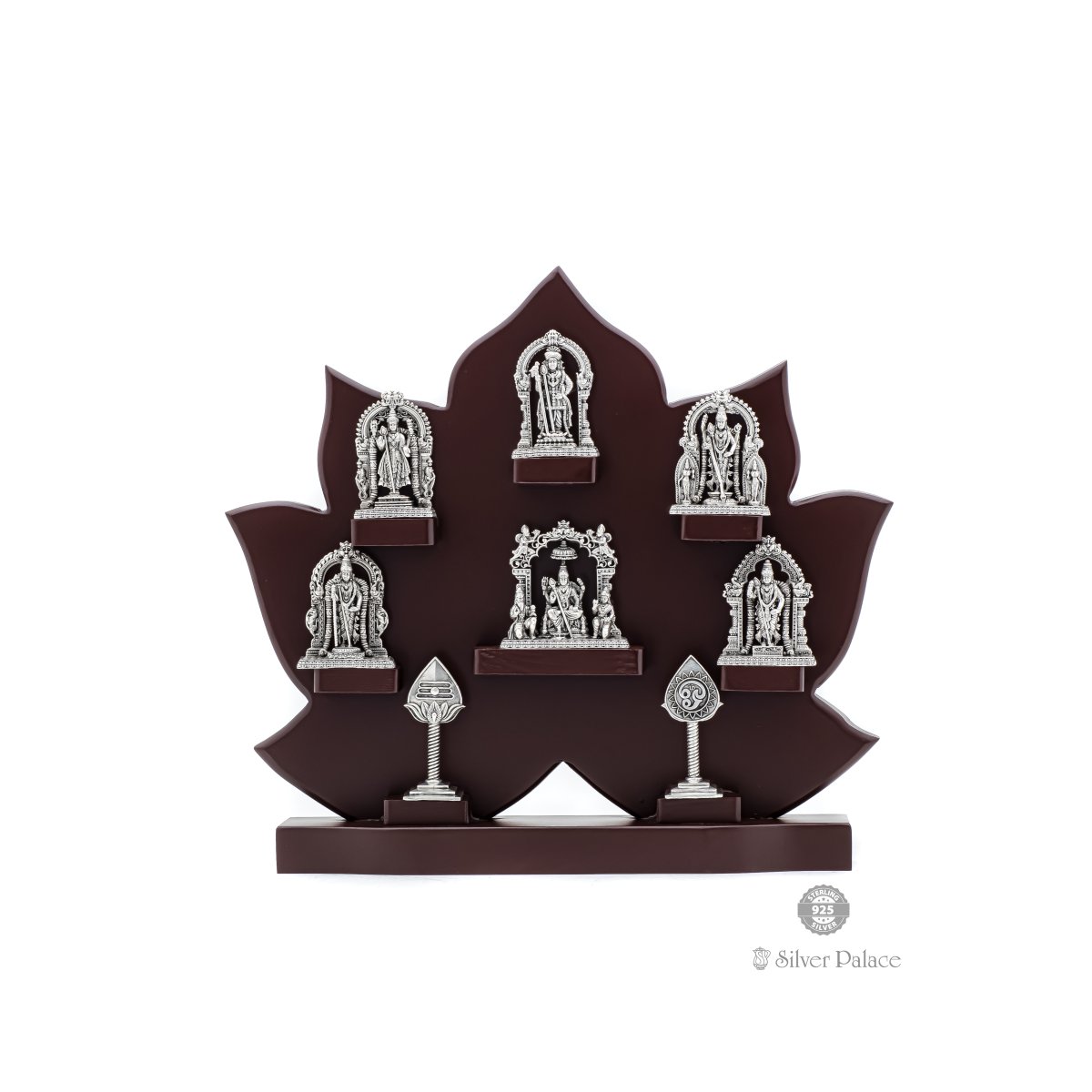 925 Antic Silver Arupadai Muruga Idols For Your Pooja Room - Silver Palace