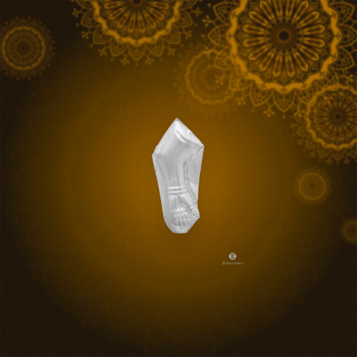 925 Silver Human Hand Silver Sheet For Temple Rituals Shri Collection ...
