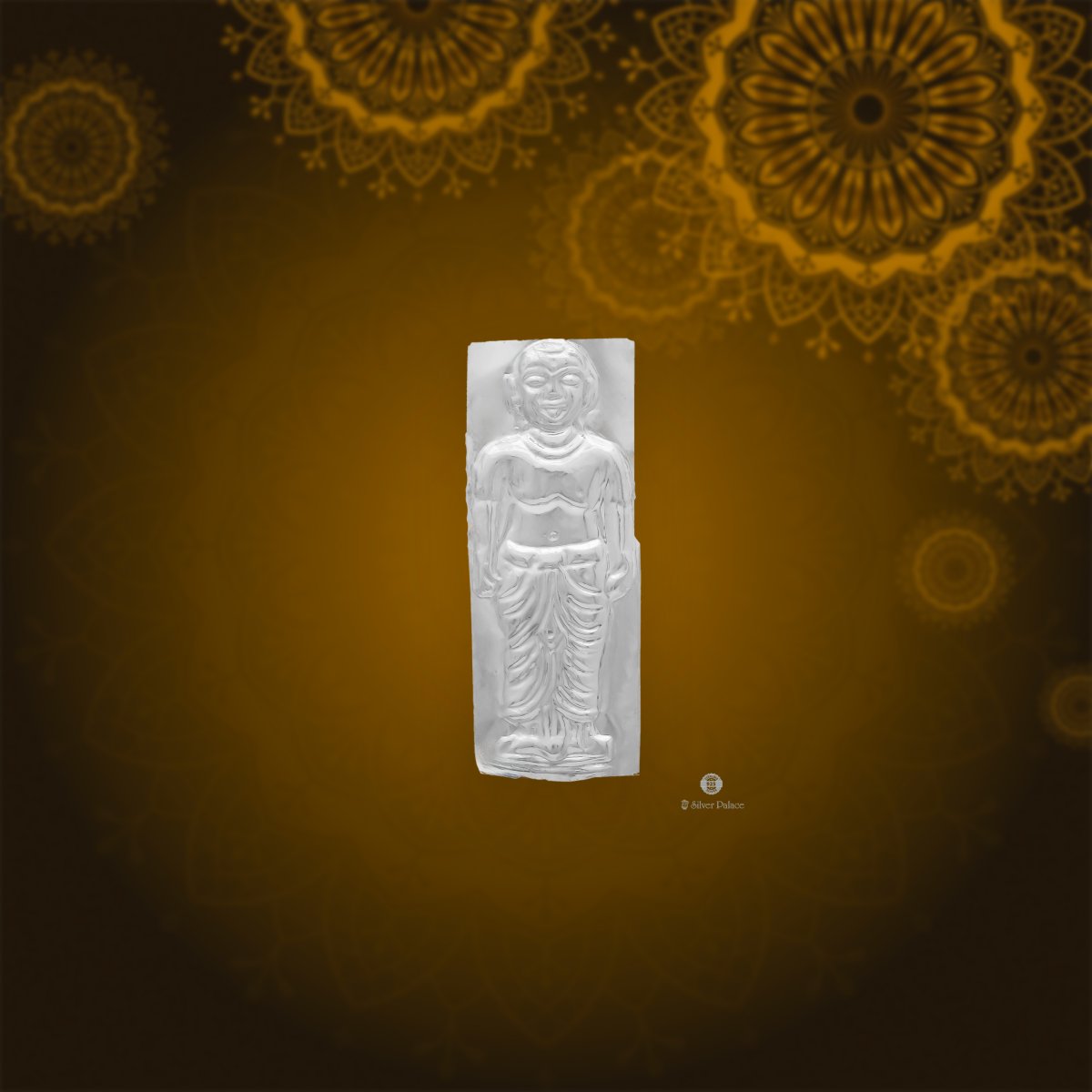 925 Silver Human Body Silver Plate For Temple Rituals Shri Collection ...