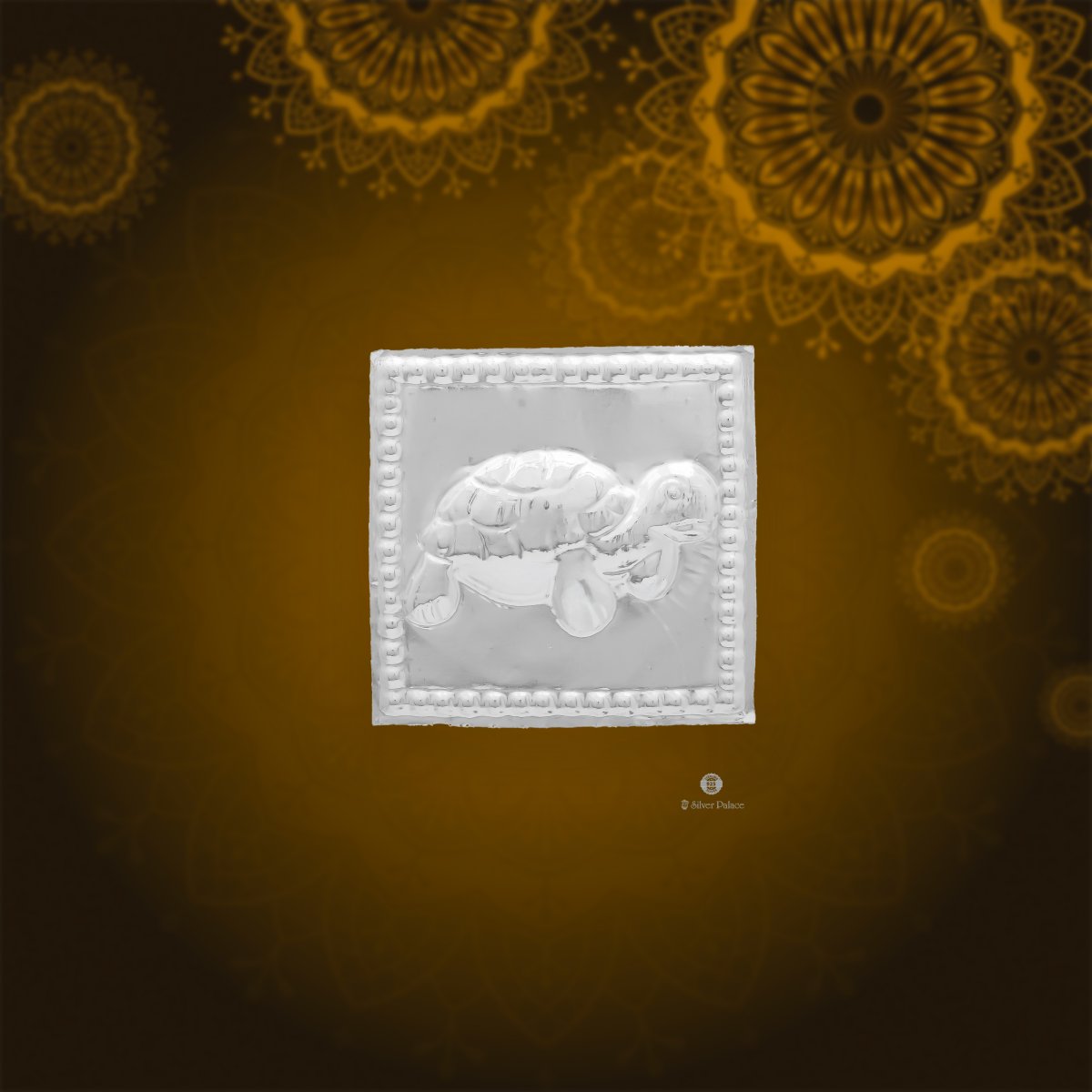 925 Silver Tortoise Silver Sheet For Rituals Shri Collection - Silver ...