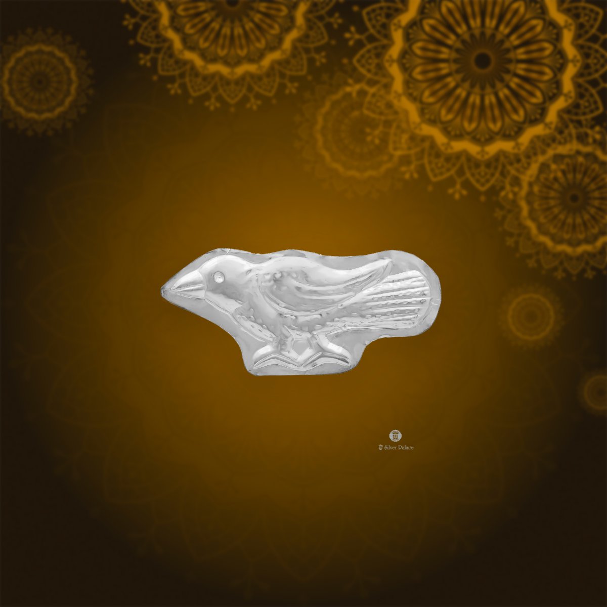 925 Silver Crow Silver Sheet For Rituals Shri Collection - Silver Palace