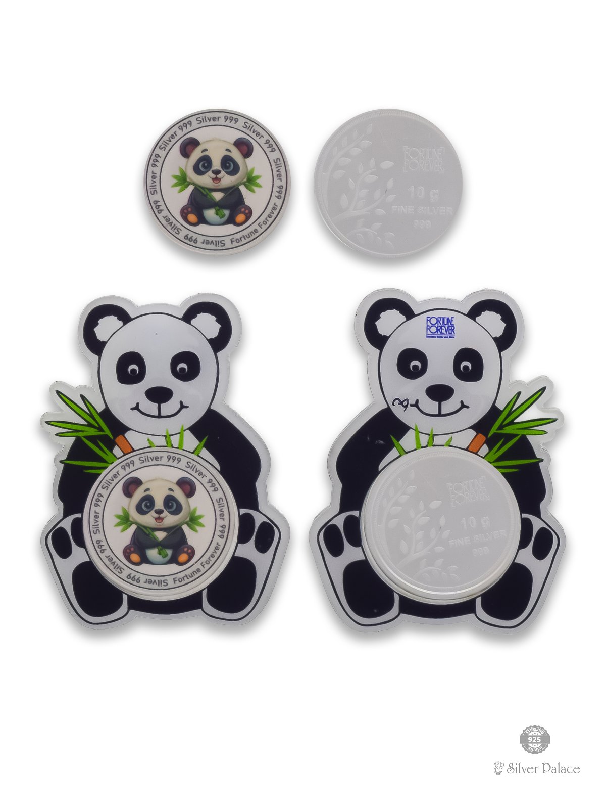 999 Silver Panda Design Coin For Kids Naming Ceremonies - Silver Palace