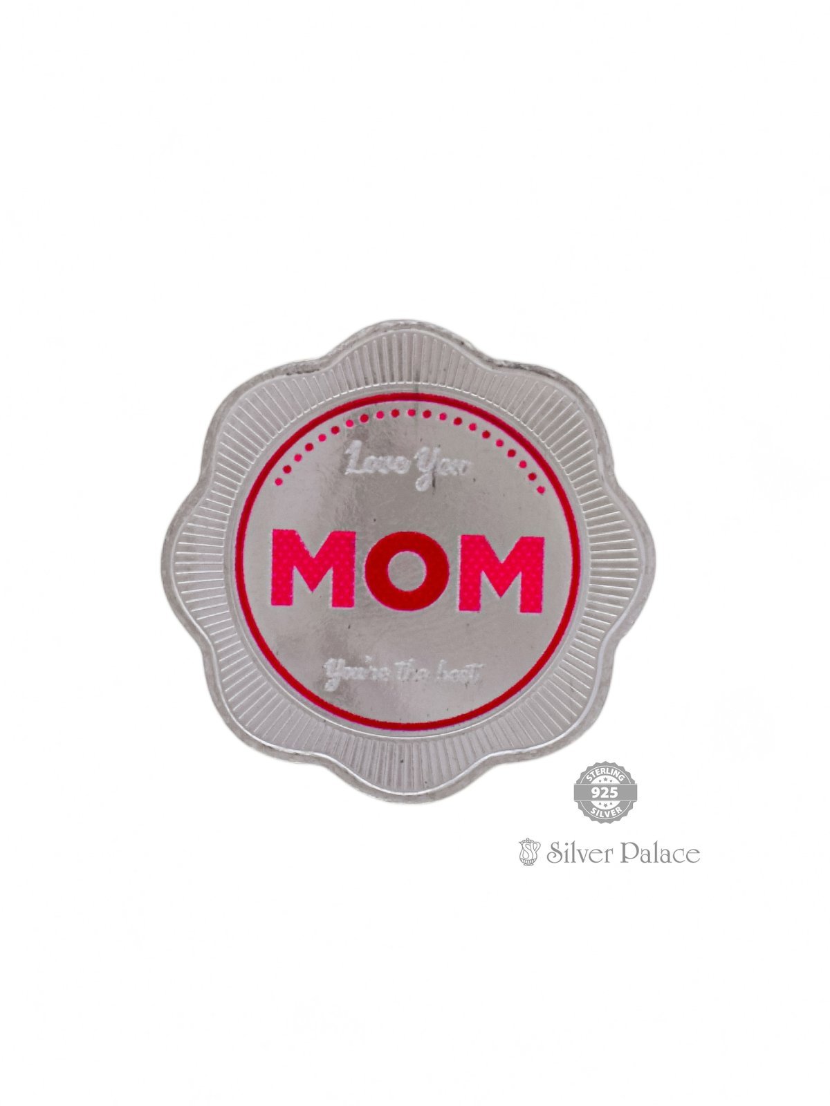 999 Fine Silver Mom Text Engraving Coin For Your Mom - Silver Palace