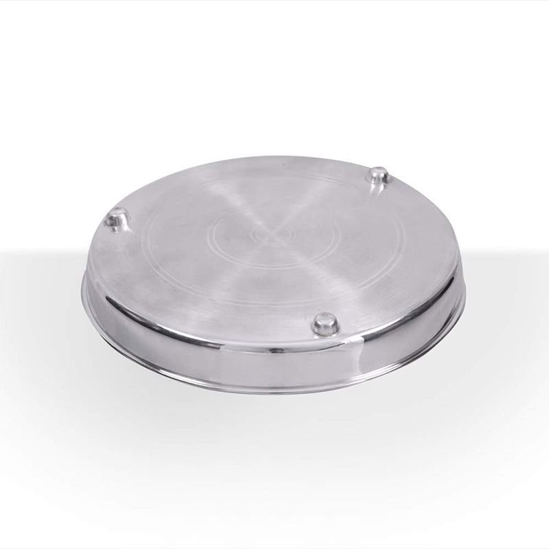 Silver Round Plain Dinner Plate – 925 Pure Silver Luxury Dining Plate ...