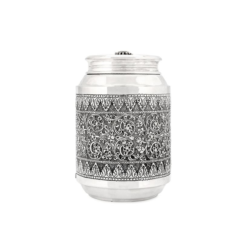 925 Pure Silver Pooja Jar – Handcrafted Sterling Silver For Rituals And ...
