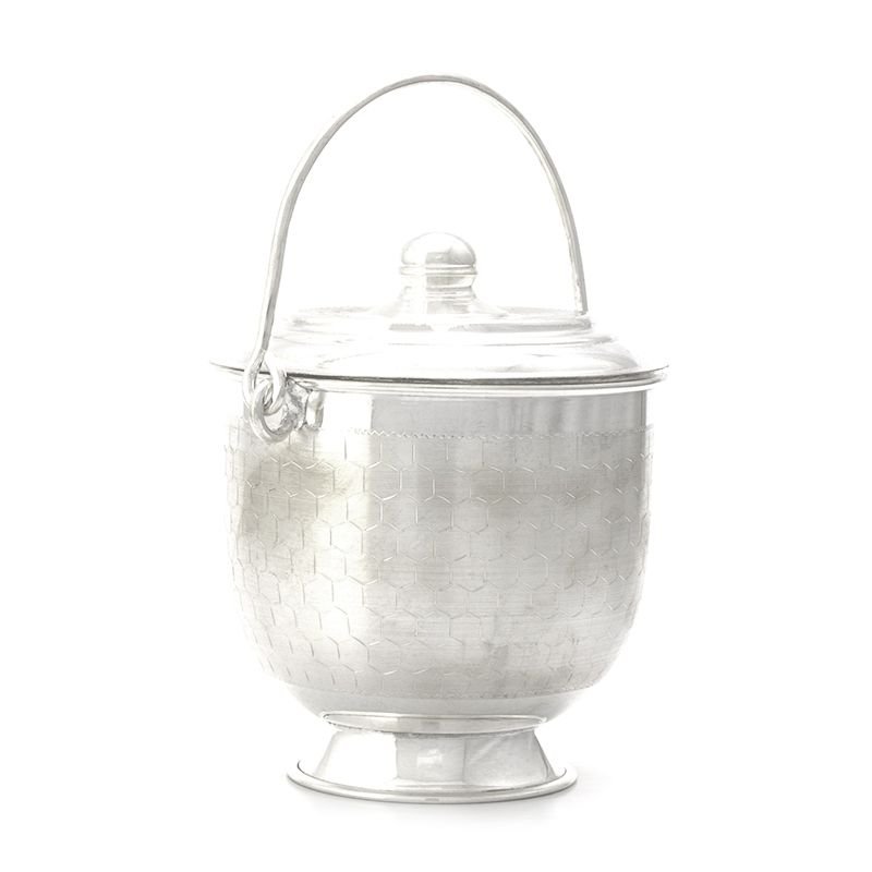 Silver Bucket (vali) 925 Pure Silver Vali - Or Pooja And Spiritual ...