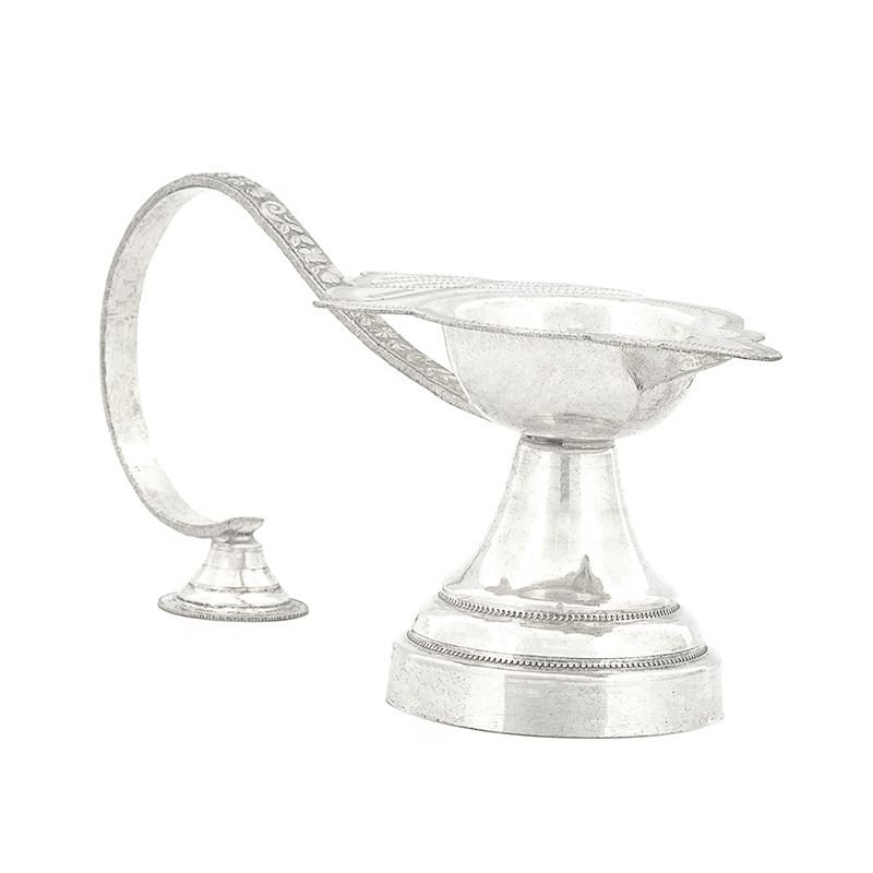 925 Pure Silver Karpuram Arathi Vilaku - Silver Palace