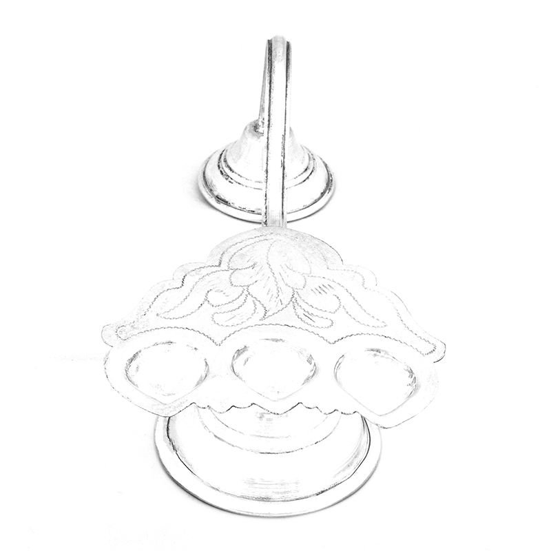 Karpuram Arathi Vilaku Silver For Pooja - Silver Palace