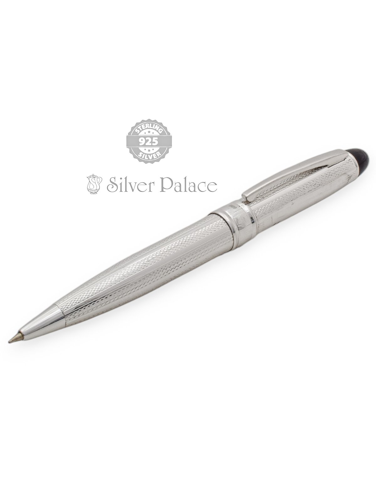 92.5 Sterling Silver Pen Elegant Writing Instrument - Silver Palace