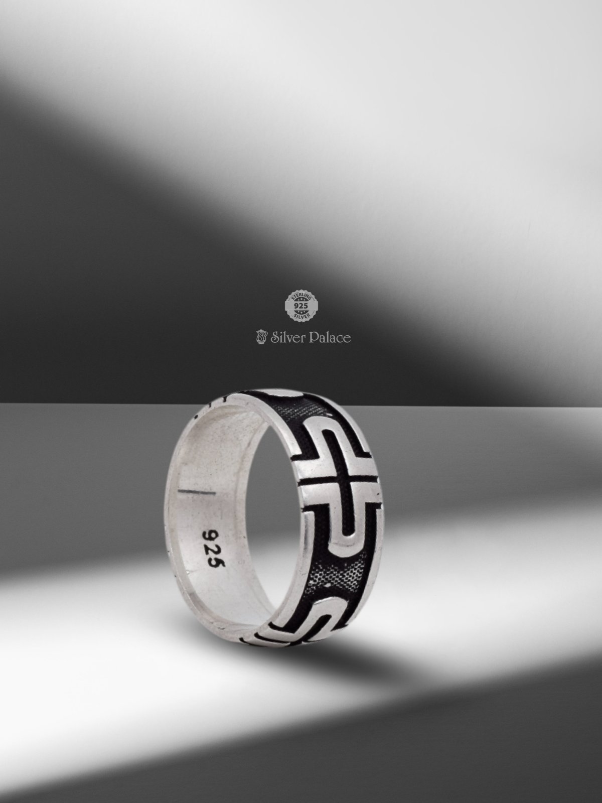 925 Oxidised Silver Turkey Design Ring For Boys Maan Collection ...