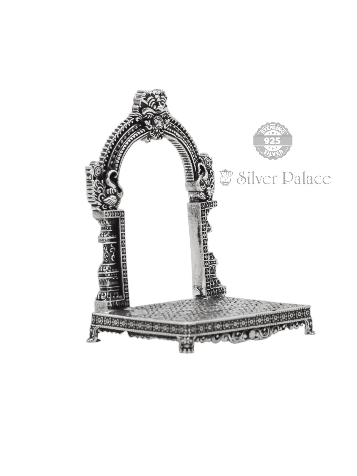 925 Silver Peetam Elevate Your Pooja Room With Divine Elegance - Silver ...