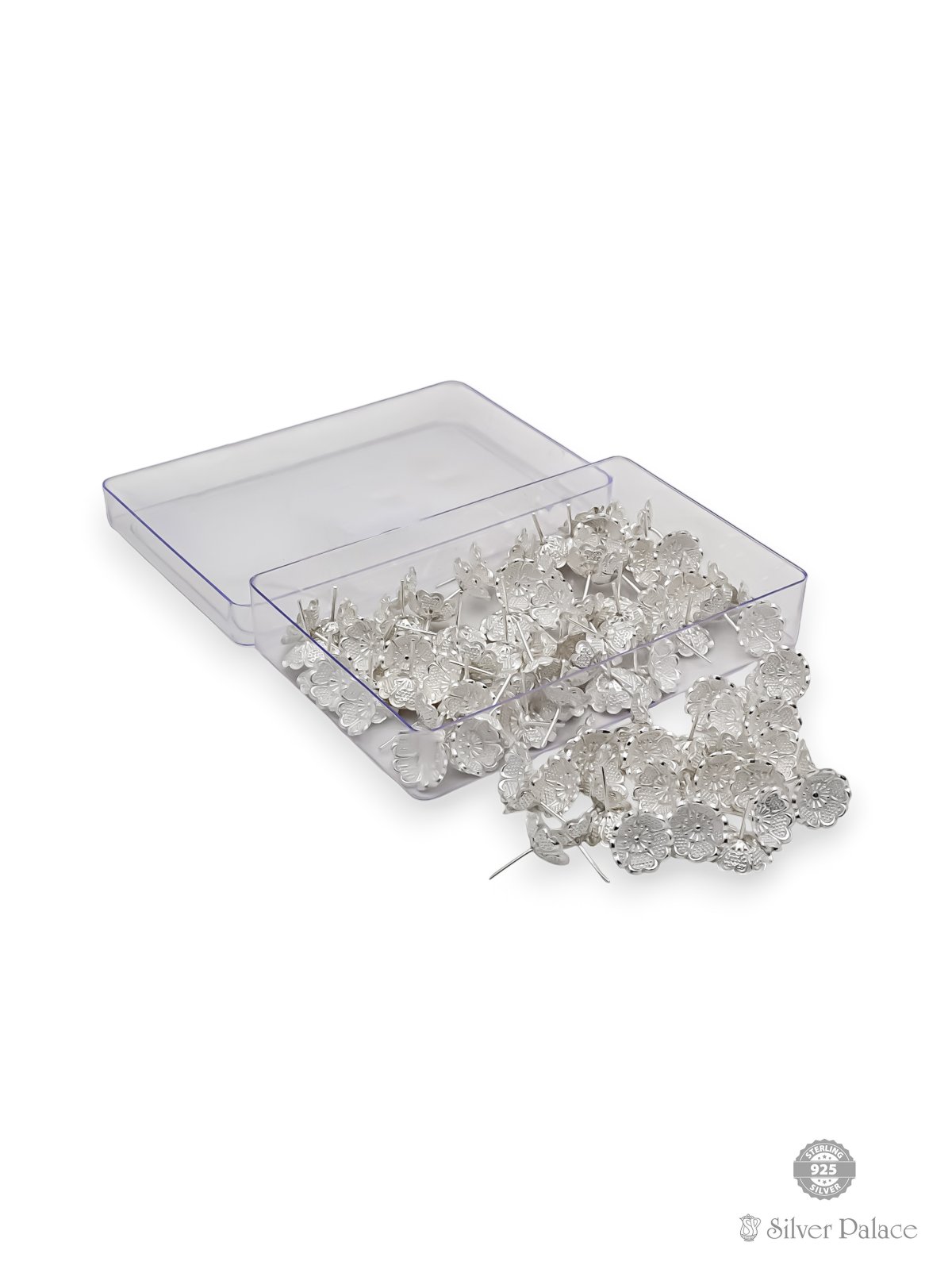 925 Pure Silver Malligai Flowers For Decorations - Silver Palace