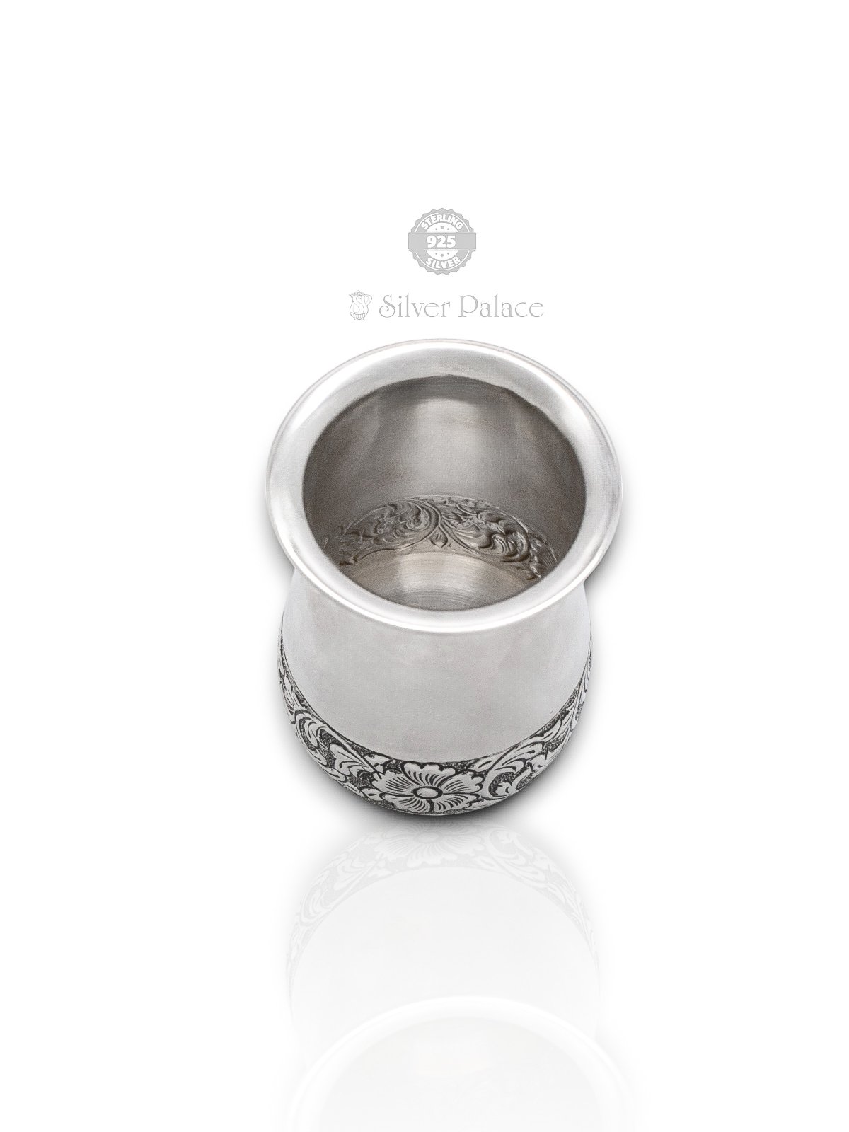 925 Oxidised Silver Chombu For Pooja - Handcrafted Silver Kalash For ...