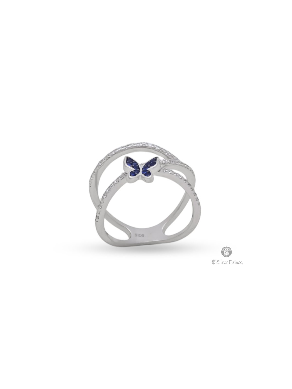 925 Sterling Silver Butterfly Design Ring For Girls Puya Collection ...