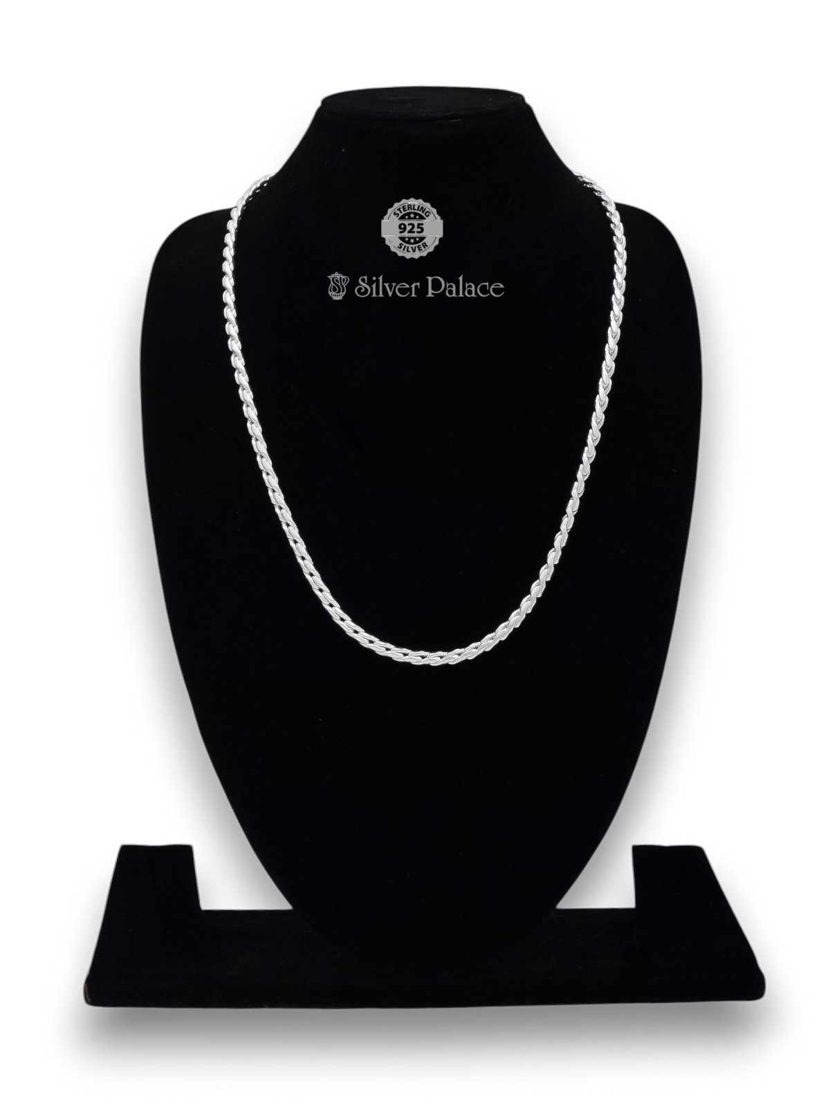 925 Sterling Silver Twisted Design Chain For Mens Mauve Collection ...