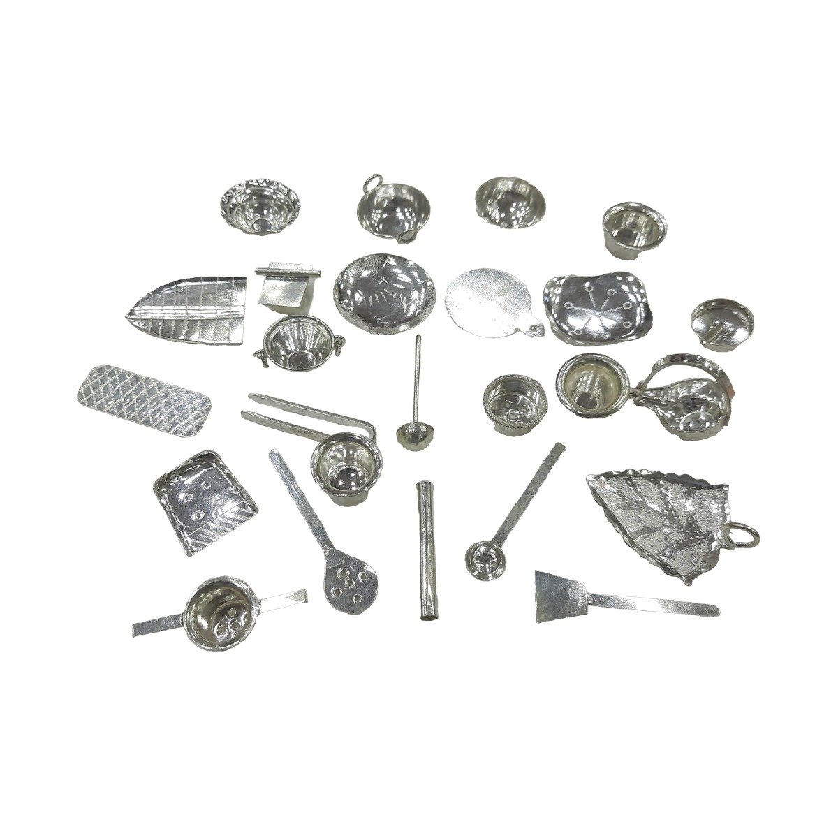 Sterling Silver Kitchen Set For Kids And Collection - Silver Palace