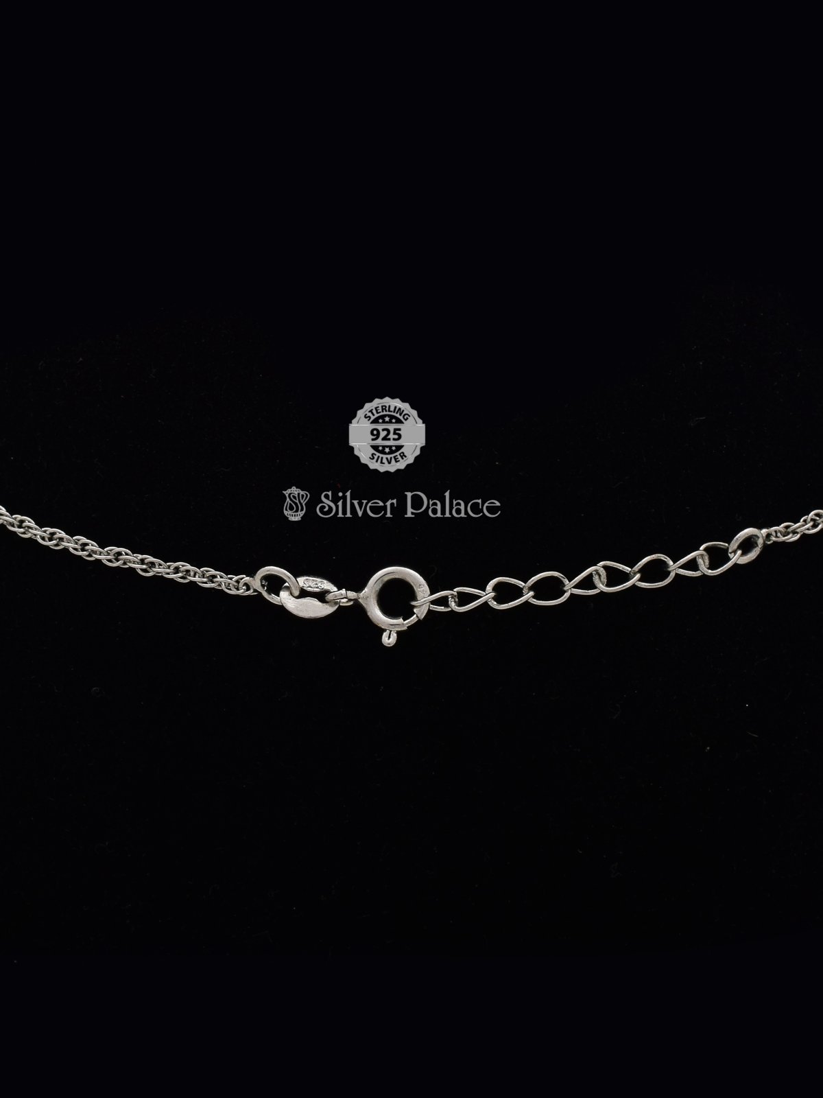 925 Sterling Silver Stylish Chain For Girls Puya Collection - Silver Palace