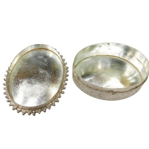 92.5 Silver Fine Quality Supari Box - Silver Palace