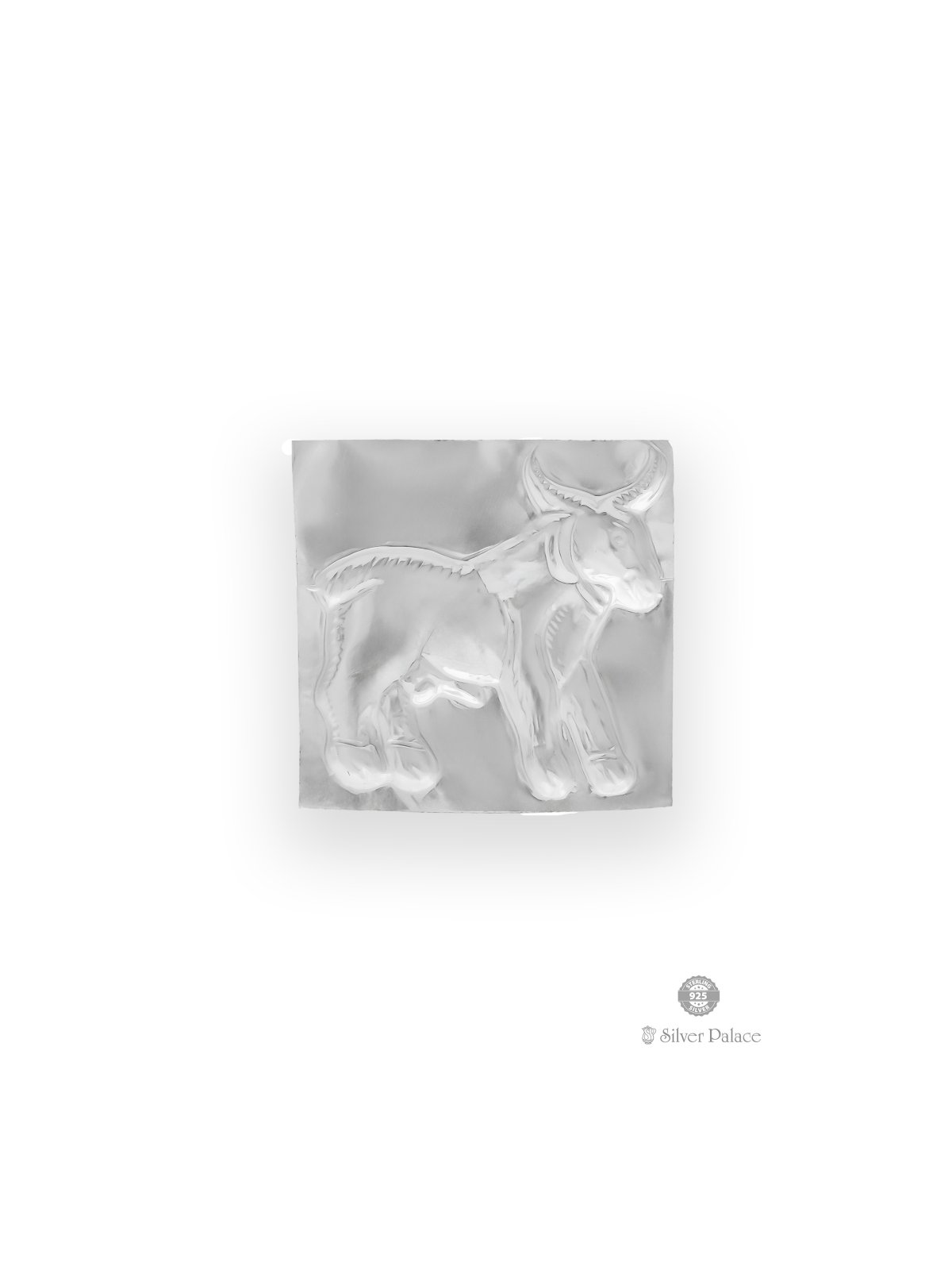 925 Silver Goat Silver Sheet For Pooja Rituals Shri Collection - Silver ...