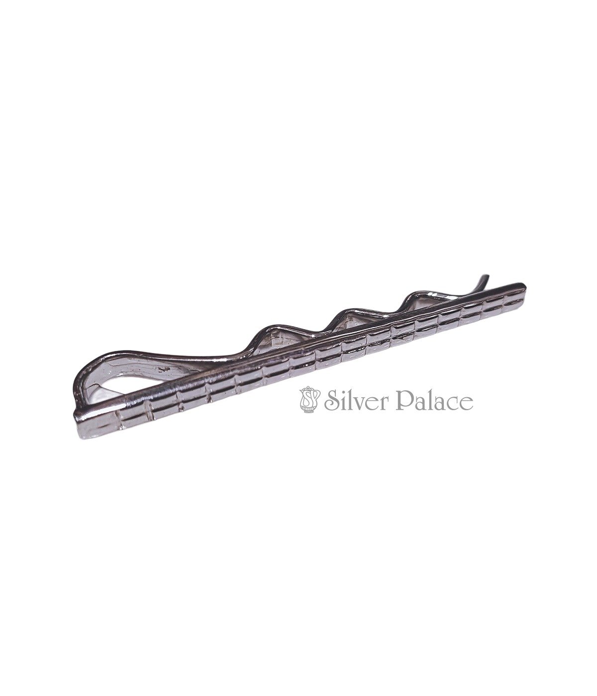 Sterling Silver Basic Saree Pin For Women - Silver Palace