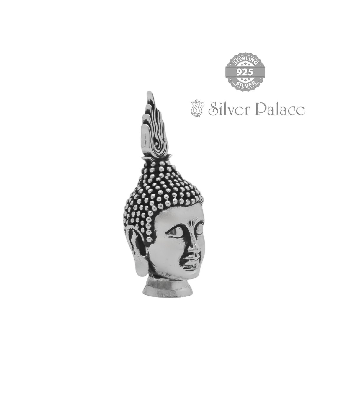 925pure Silver Divine Collections Buddha Idols For Pooja Use - Silver ...