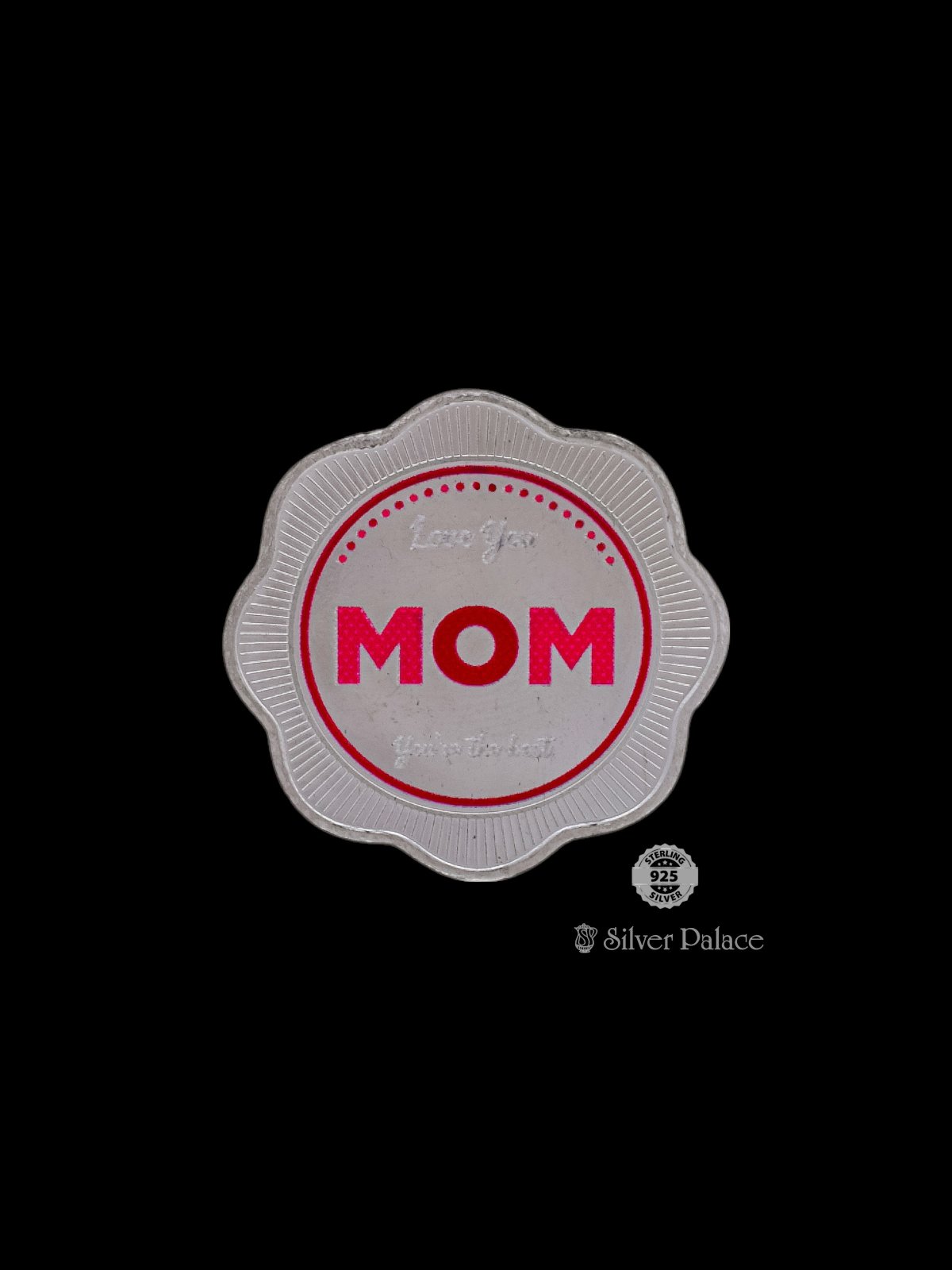 999 Fine Silver Mom Text Engraving Coin For Your Mom - Silver Palace