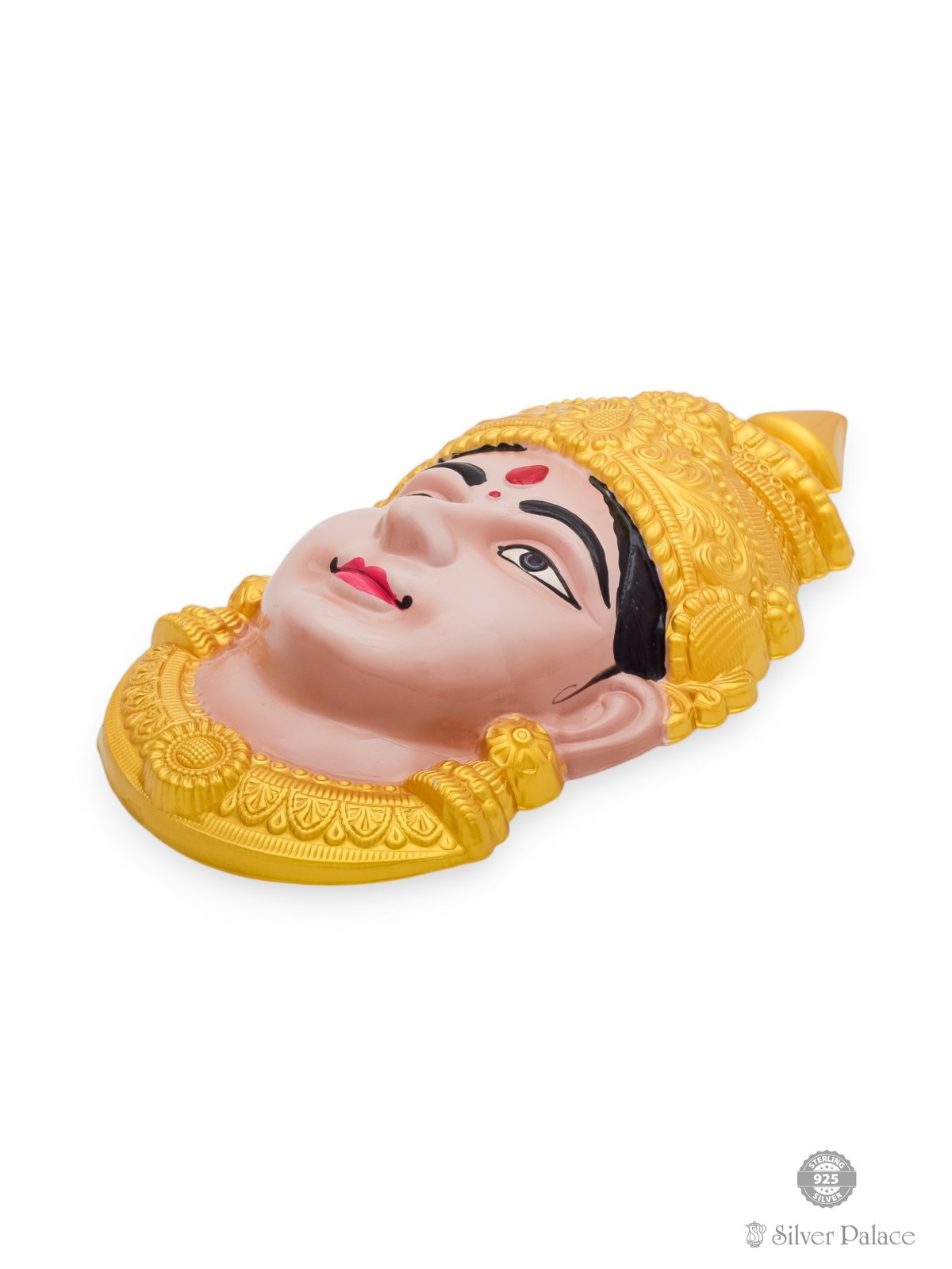 925 Sterling Silver Varalakshmi Face Amman Face With Enamel Finish ...