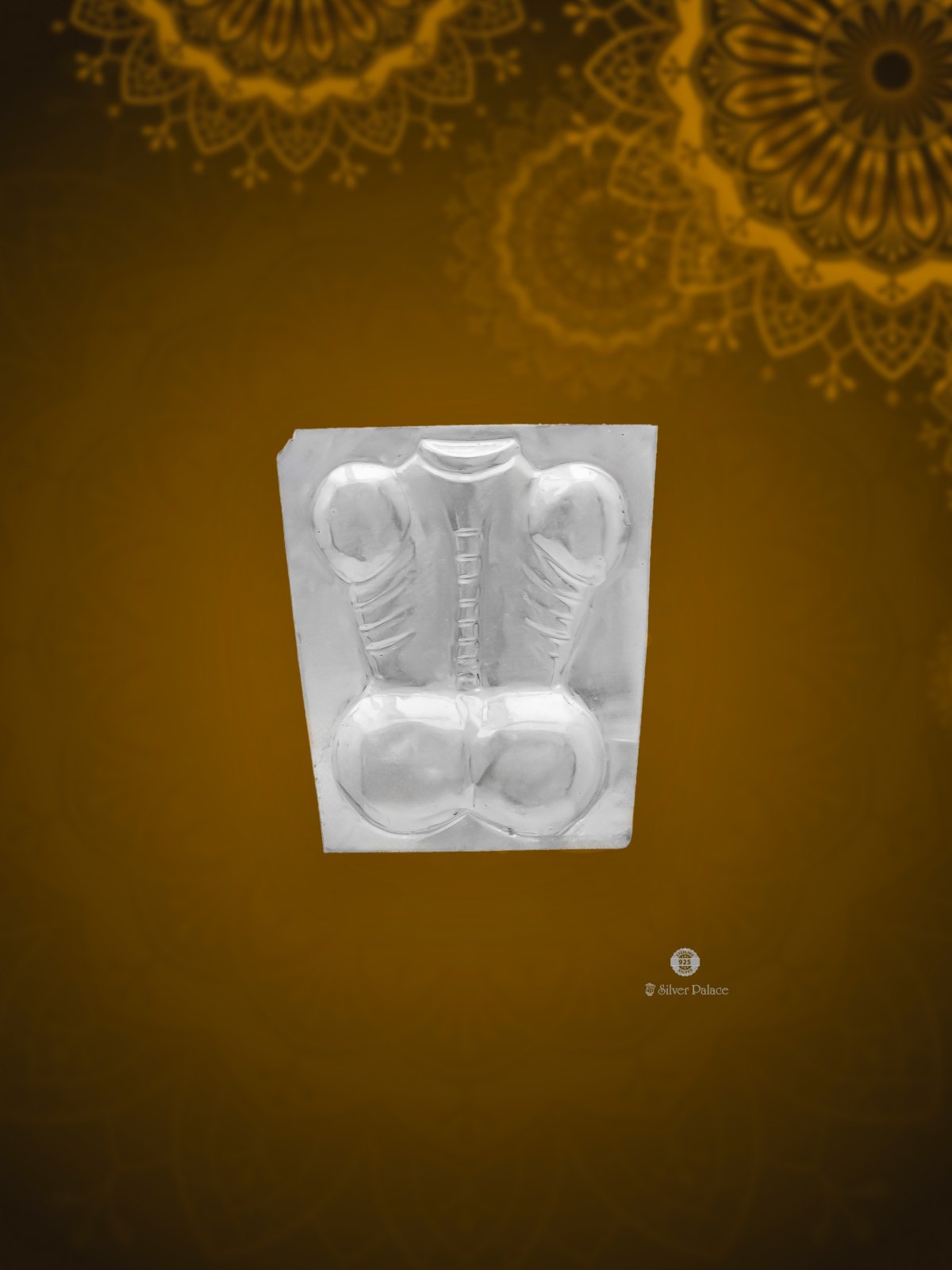 925 Silve Back Hip Silver Sheet For Pooja Shri Collection - Silver Palace