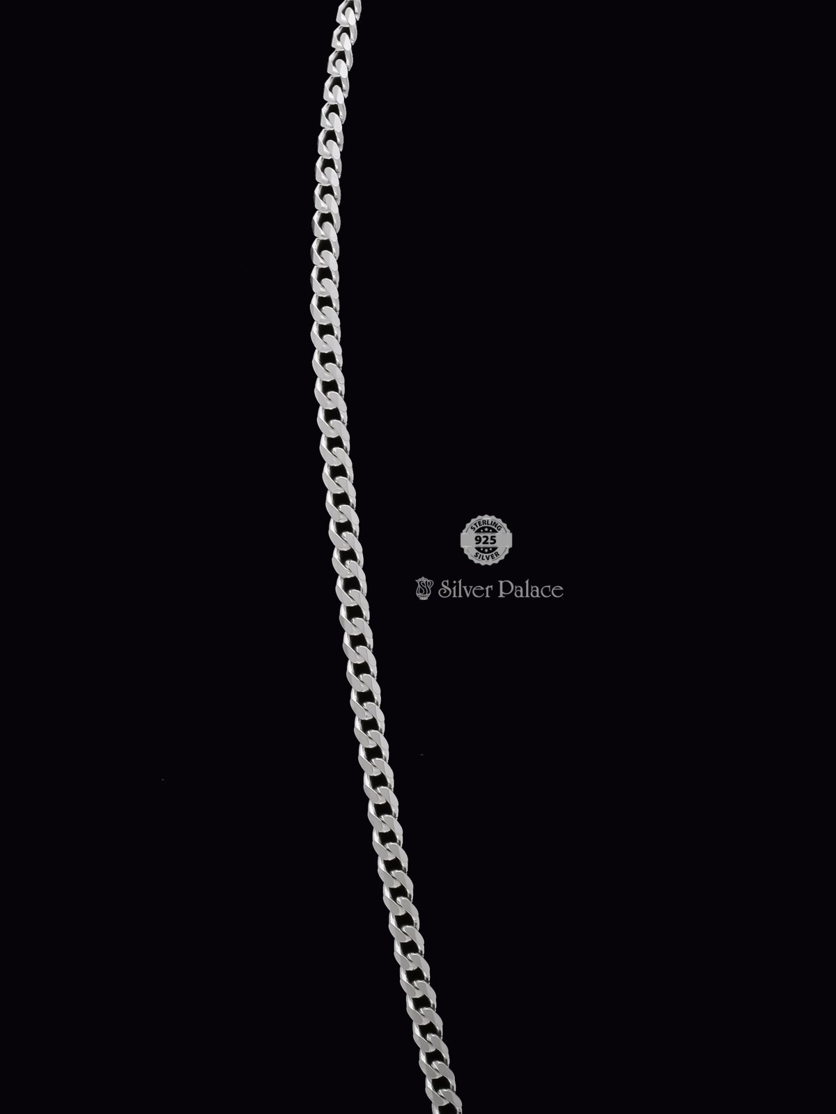925 Sterling Silver Curb Curb Chain For Kids Aara Collection - Silver ...