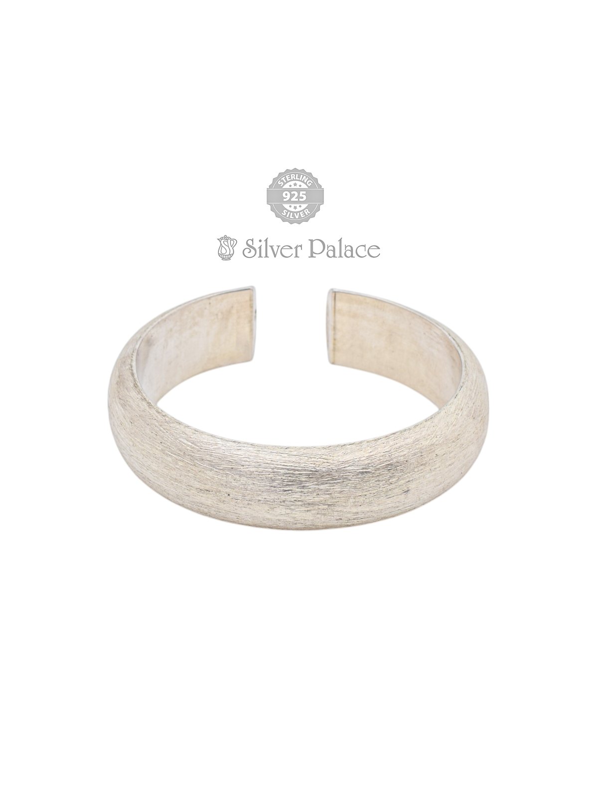 925 Pure Sterling Silver Bhava Collection Cuff For Unisex - Silver Palace