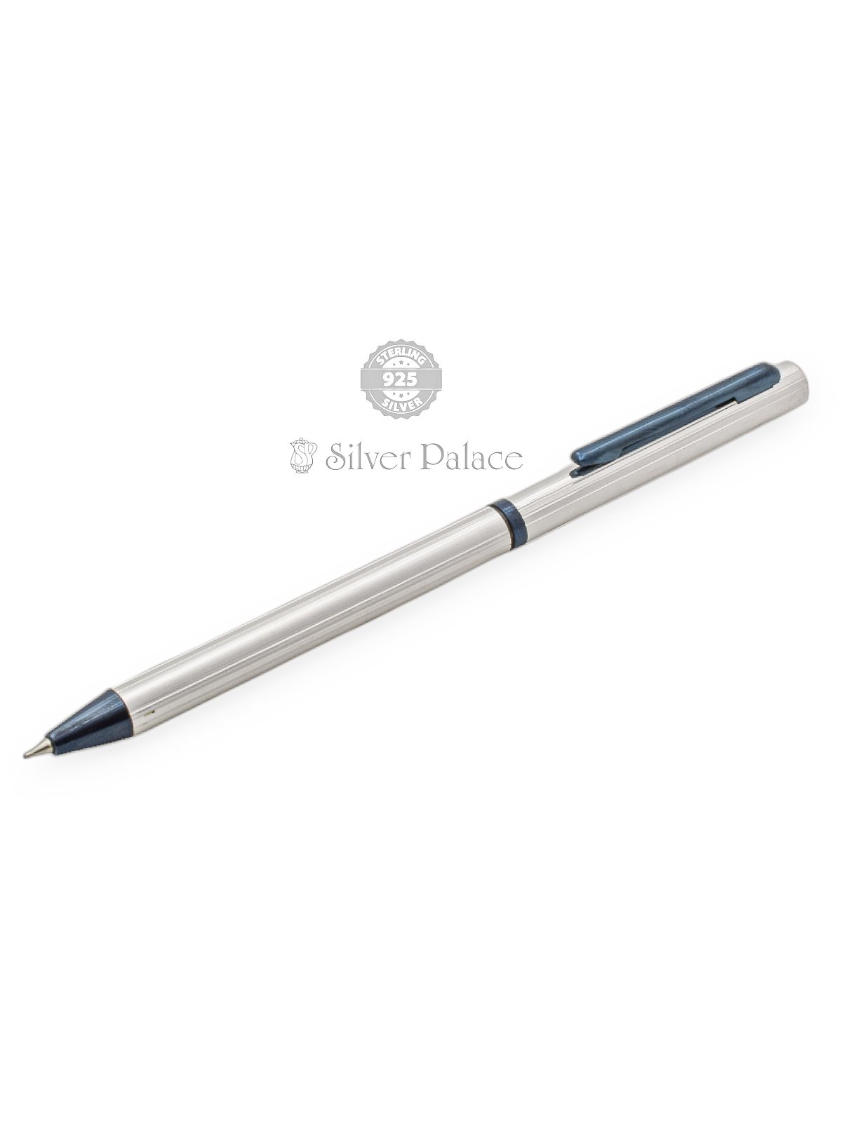 92.5 Pure Silver Ballpoint Pen Writing Instrument - Silver Palace