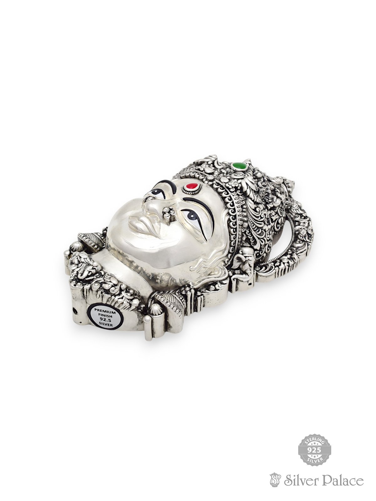 925 Oxidised Silver Weight Less Amman Face For This Varalakshmi Pooja ...